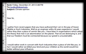Climate Denial's Ugly Side: Hate Mail to Scientists - Inside Climate News