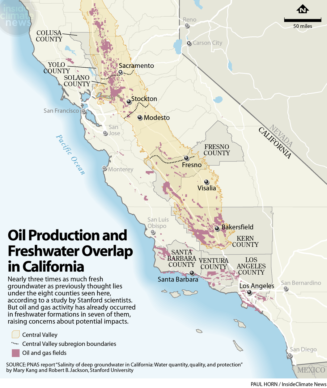 In California, Study Finds Drilling and Fracking into Freshwater ...
