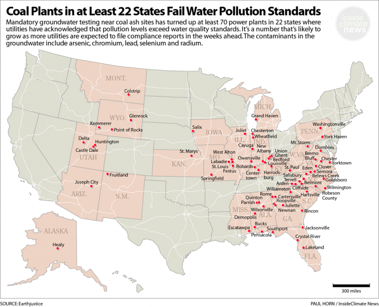 Coal Ash Is Contaminating Groundwater in at least 22 States, Utility ...