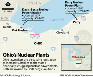 Map: Ohio's Nuclear Plants - Inside Climate News
