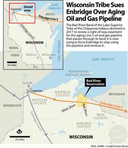 Fearing Oil Spills, Tribe Sues to Get a Major Pipeline Removed from Its ...