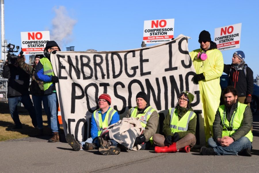 Protests Target a ‘Carbon Bomb’ Linking Two Major Pipelines Outside ...