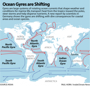Map: Ocean Gyres are Shifting - Inside Climate News