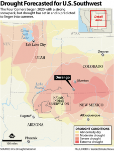 Map: Drought Forecasted for U.S. Southwest - Inside Climate News