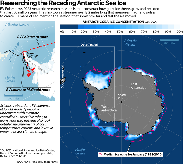 Record Low Antarctic Ice Coverage And Eerily Warm Ocean As Breakdown Record Low Antarctic Ice Coverage And Eerily Warm Ocean As Breakdown
