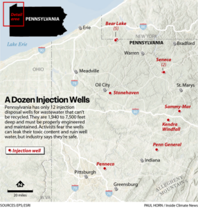 Awash in Toxic Wastewater From Fracking for Natural Gas, Pennsylvania ...