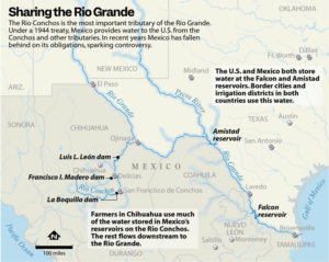 La otra disputa fronteriza es sobre un tratado de aguas de 80 años ...