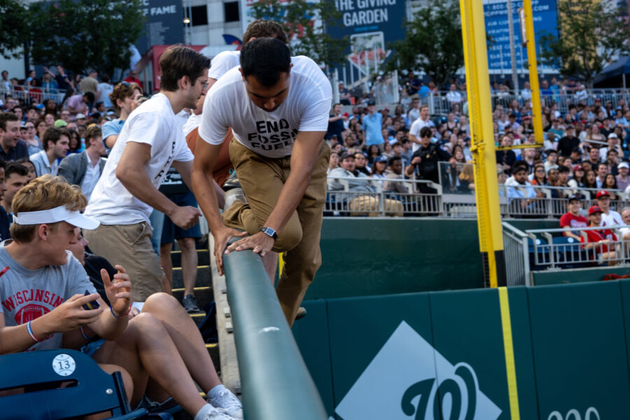 Climate Protesters Take to the Field at the Congressional Baseball Game ...