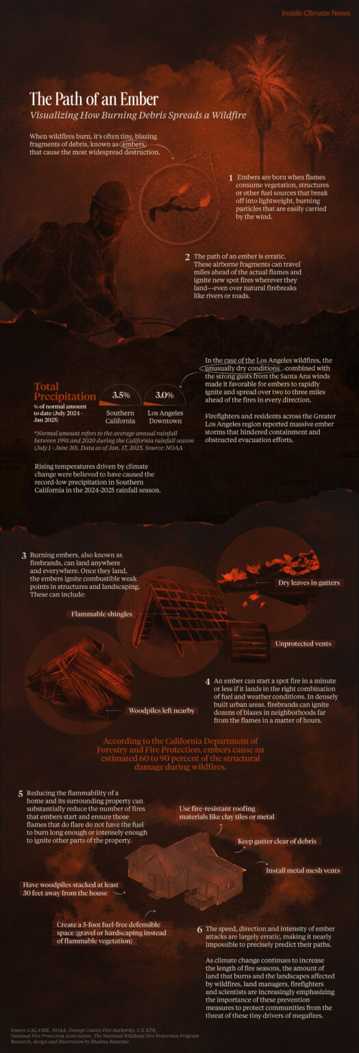 Tiny Flames With a Huge Impact: How Embers Spread Wildfires in ...
