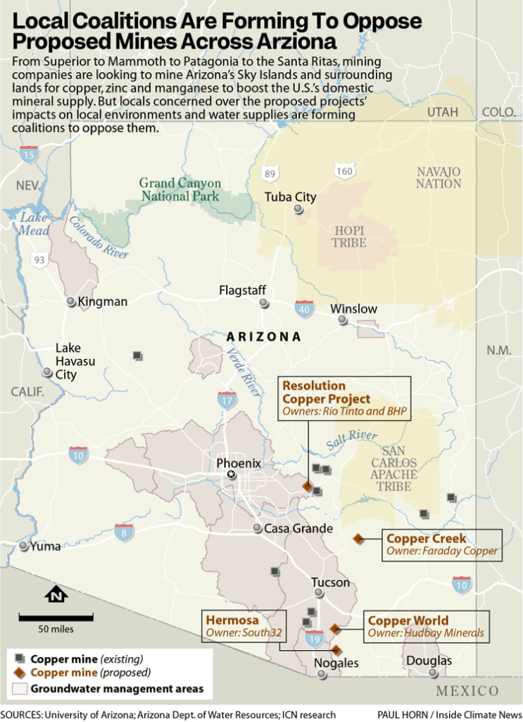 Copper Mines Close in on Western Apache Sacred Site, and the Forest ...