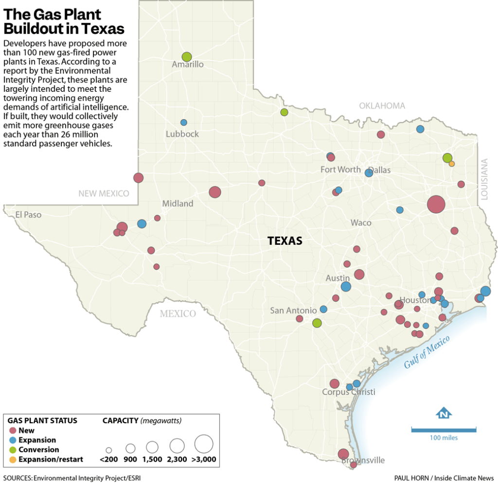 Developers Propose More Than 100 New Gas Power Plants in Texas - Inside ...