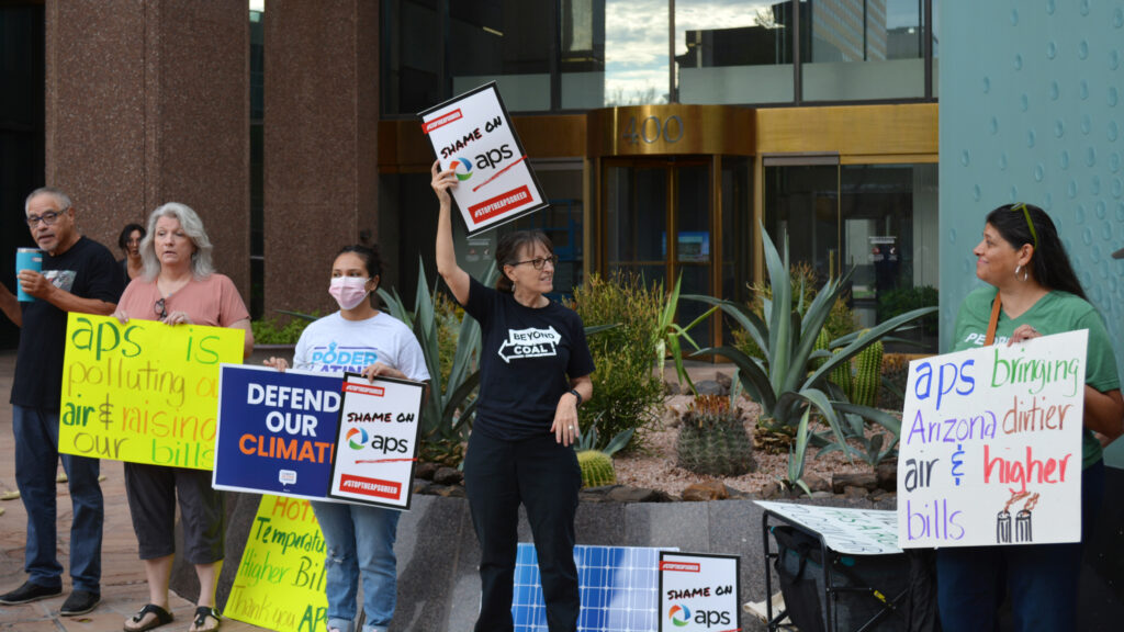 Arizonans Protest State’s Largest Utility Abandoning Clean Energy ...