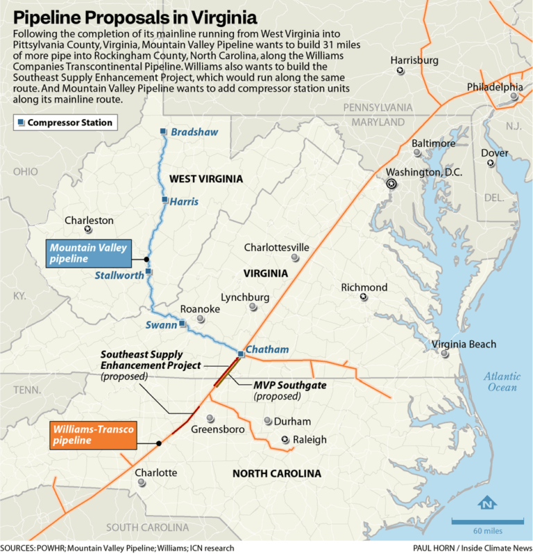 Gas Pipeline Proposals in Virginia Multiply Through the South—and Worry ...
